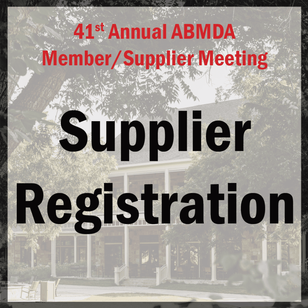 Supplier Registration - ABMDA, Inc.